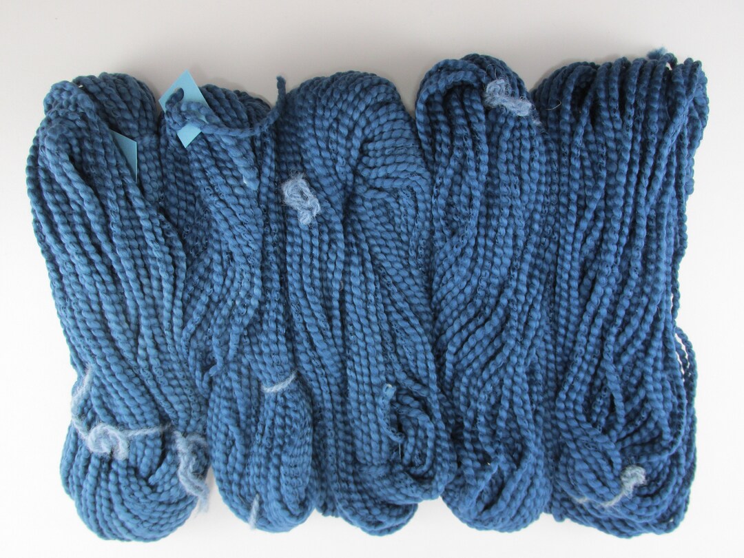 Deep Cerulean Blue Gradient in Cotton/rayon 2 Ply Bead Yarn - Etsy