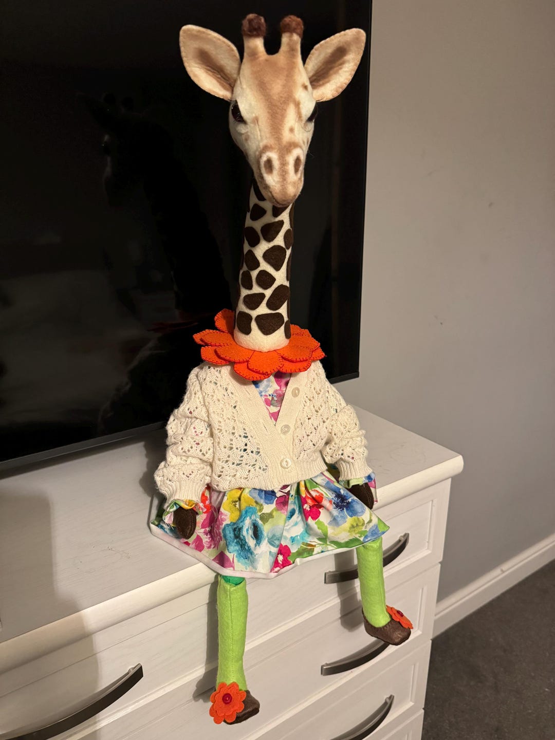 Geraldine the Giraffe Animal Art Doll - Etsy
