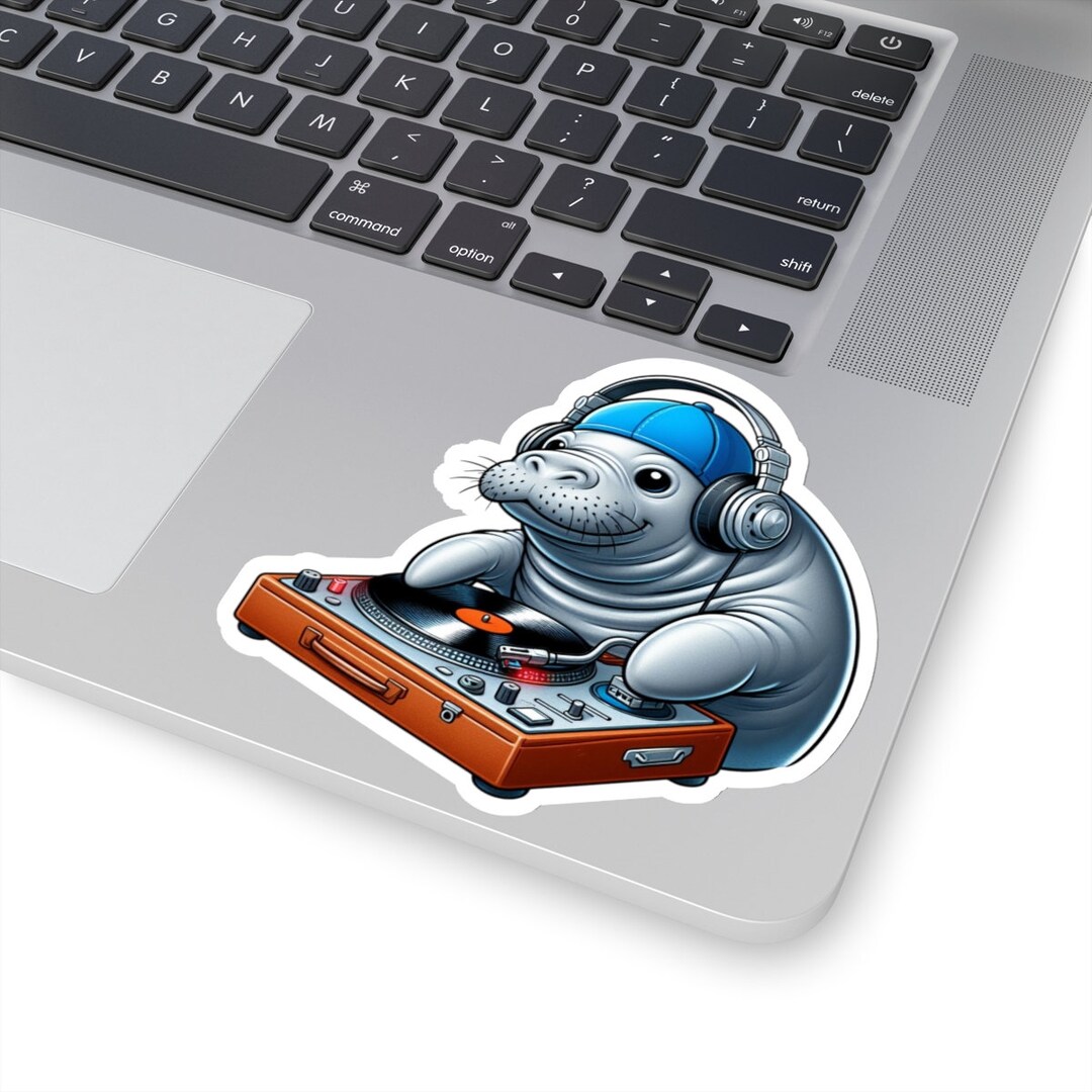 Walrus DJ Kiss-cut Stickers--custom Stickers, Stickers for Laptop ...