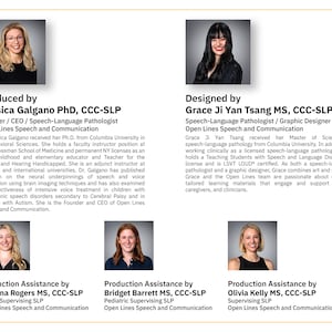 Speech Therapy Exercises: Consonant Cluster Reduction (minimal Pairs ...