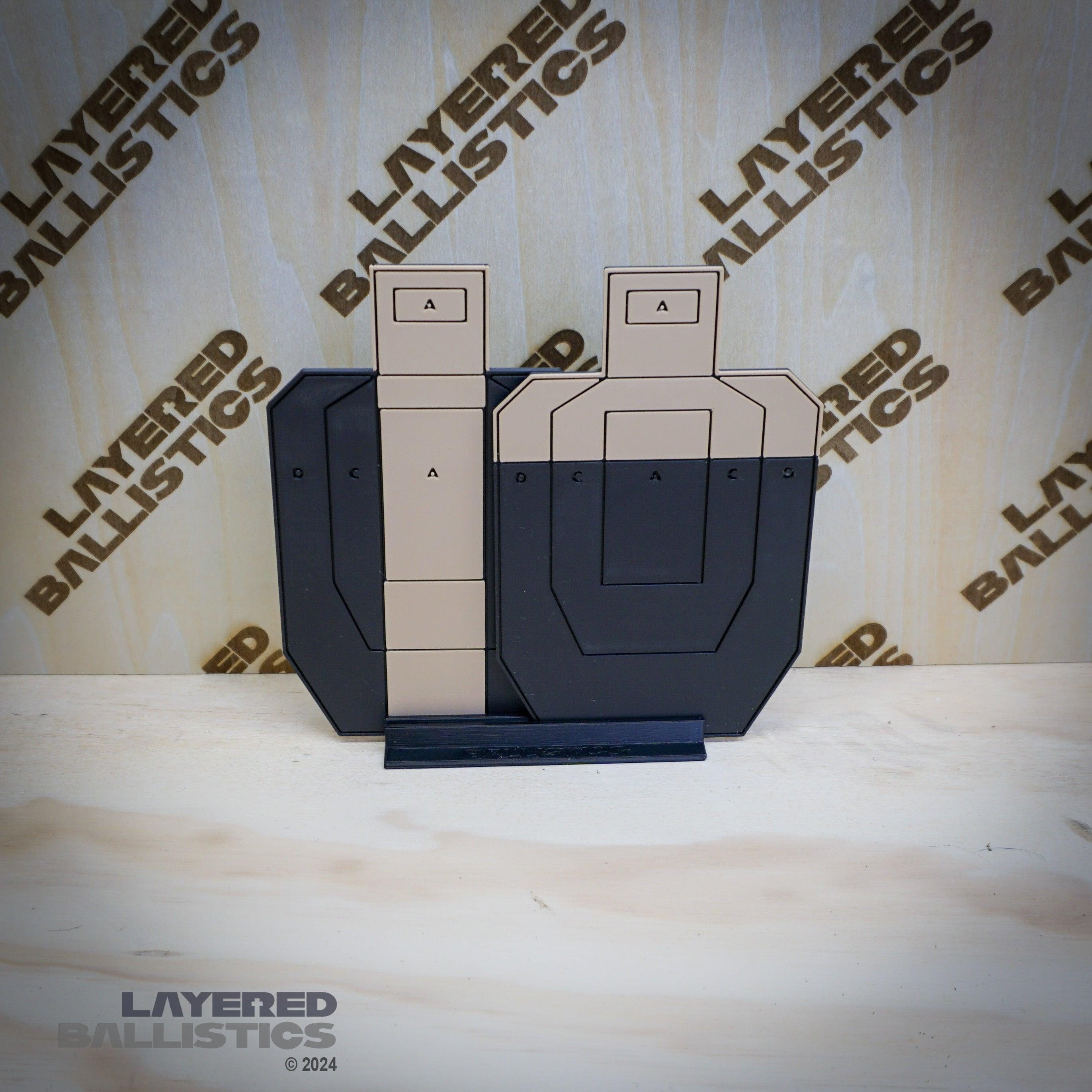 USPSA / IPSC 1/4th Scale Dry Fire Targets - Black Letters - Etsy