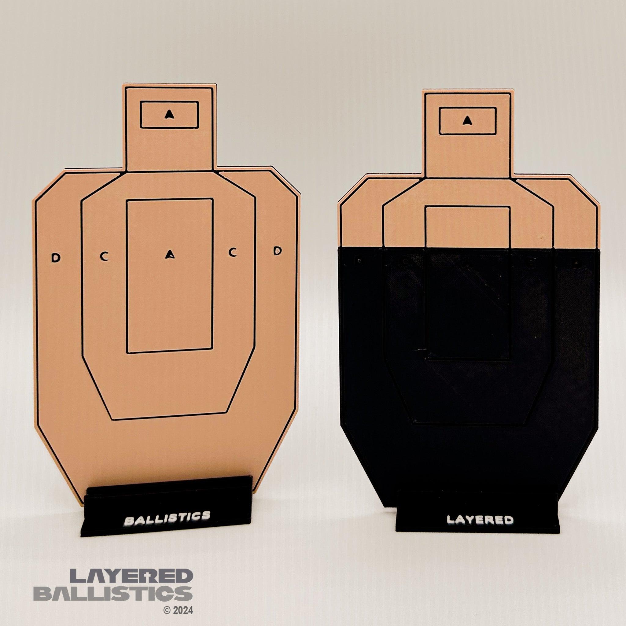 USPSA / IPSC 1/4th Scale Dry Fire Targets - Black Letters - Etsy