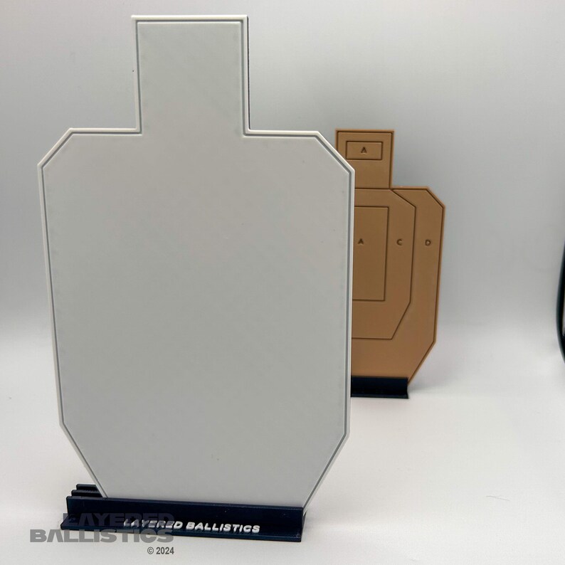 USPSA / IPSC 1/5th Scale Dry Fire Targets - Tan Letters - Etsy
