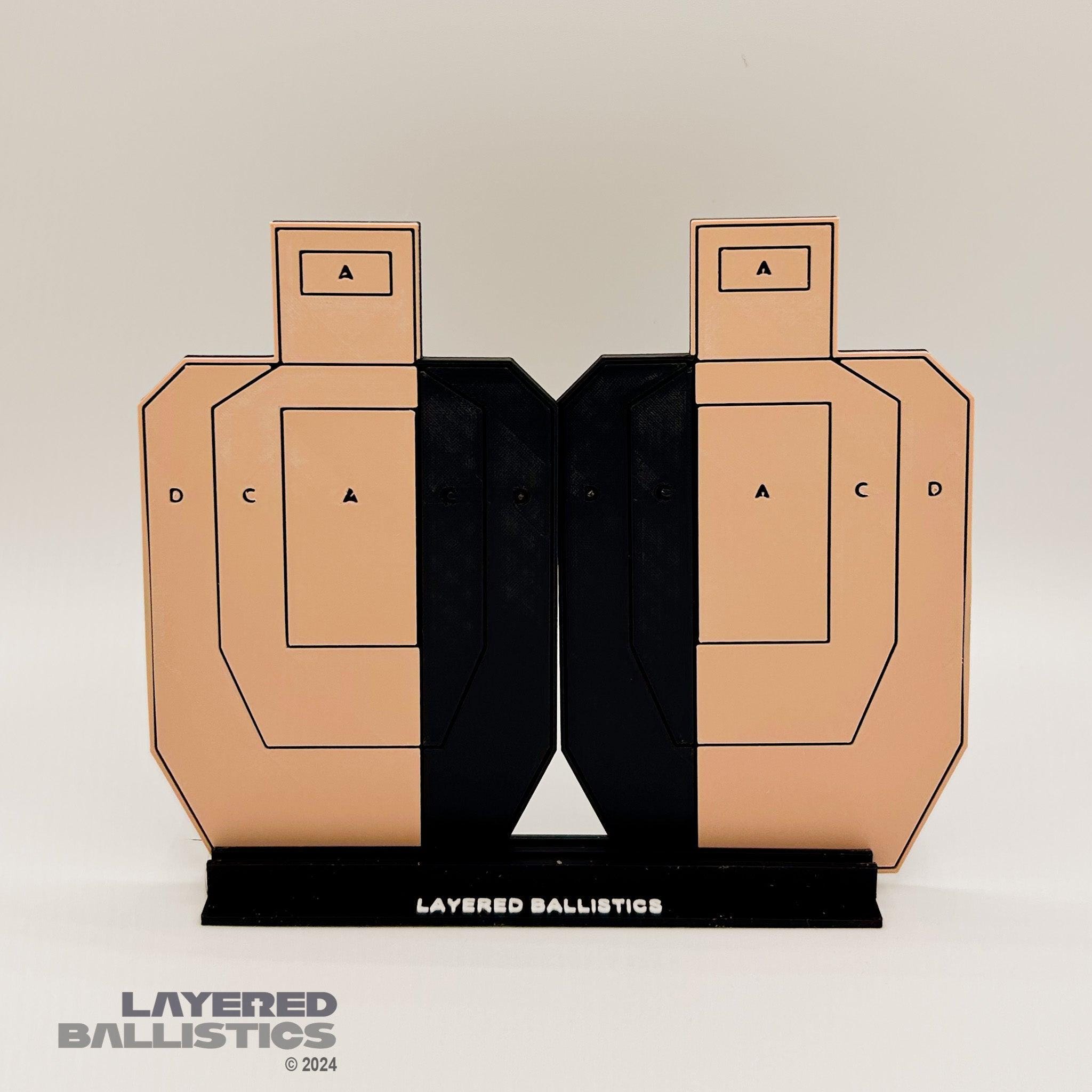 USPSA / IPSC 1/4th Scale Dry Fire Targets - Black Letters - Etsy