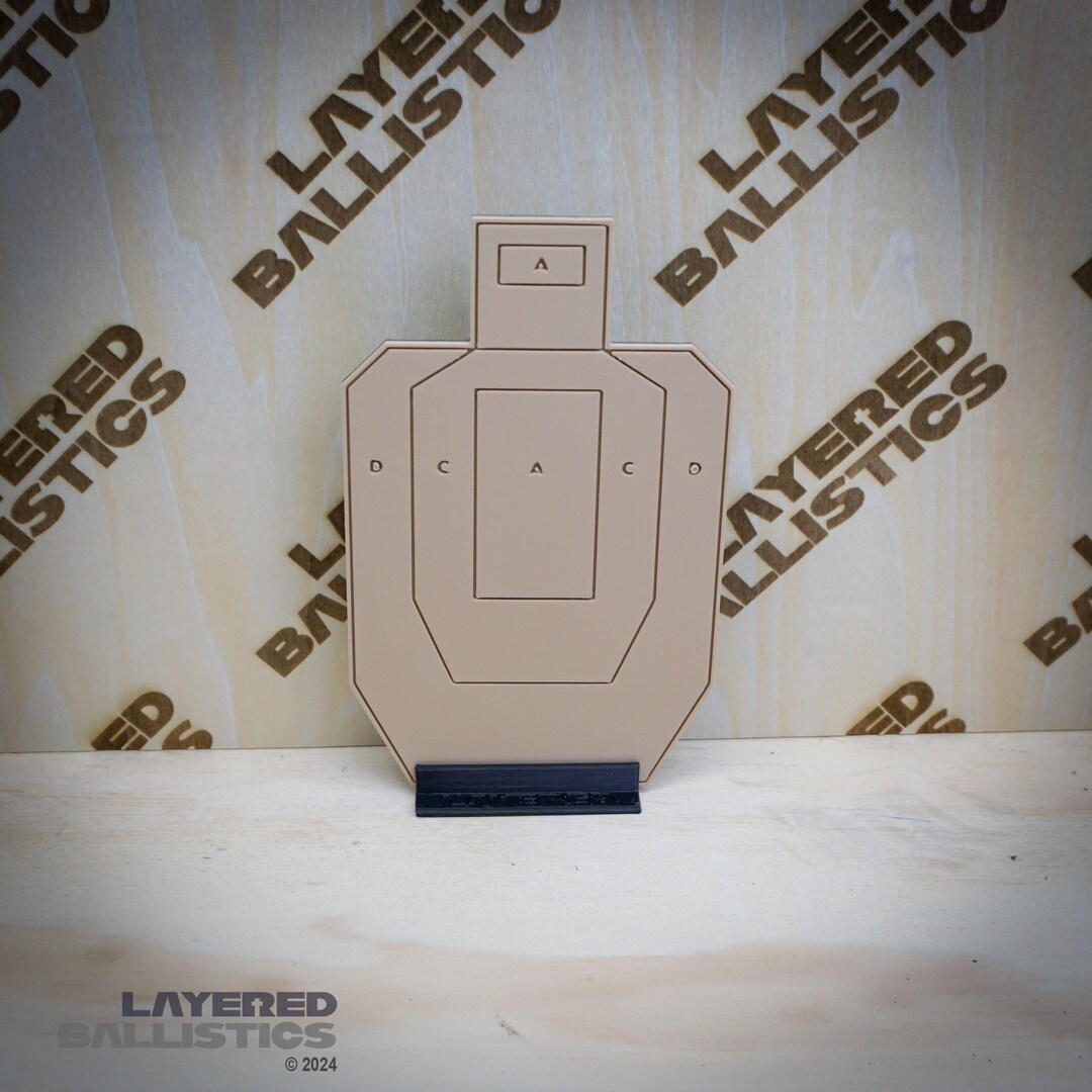 USPSA / IPSC 1/5th Scale Dry Fire Targets - Tan Letters - Etsy