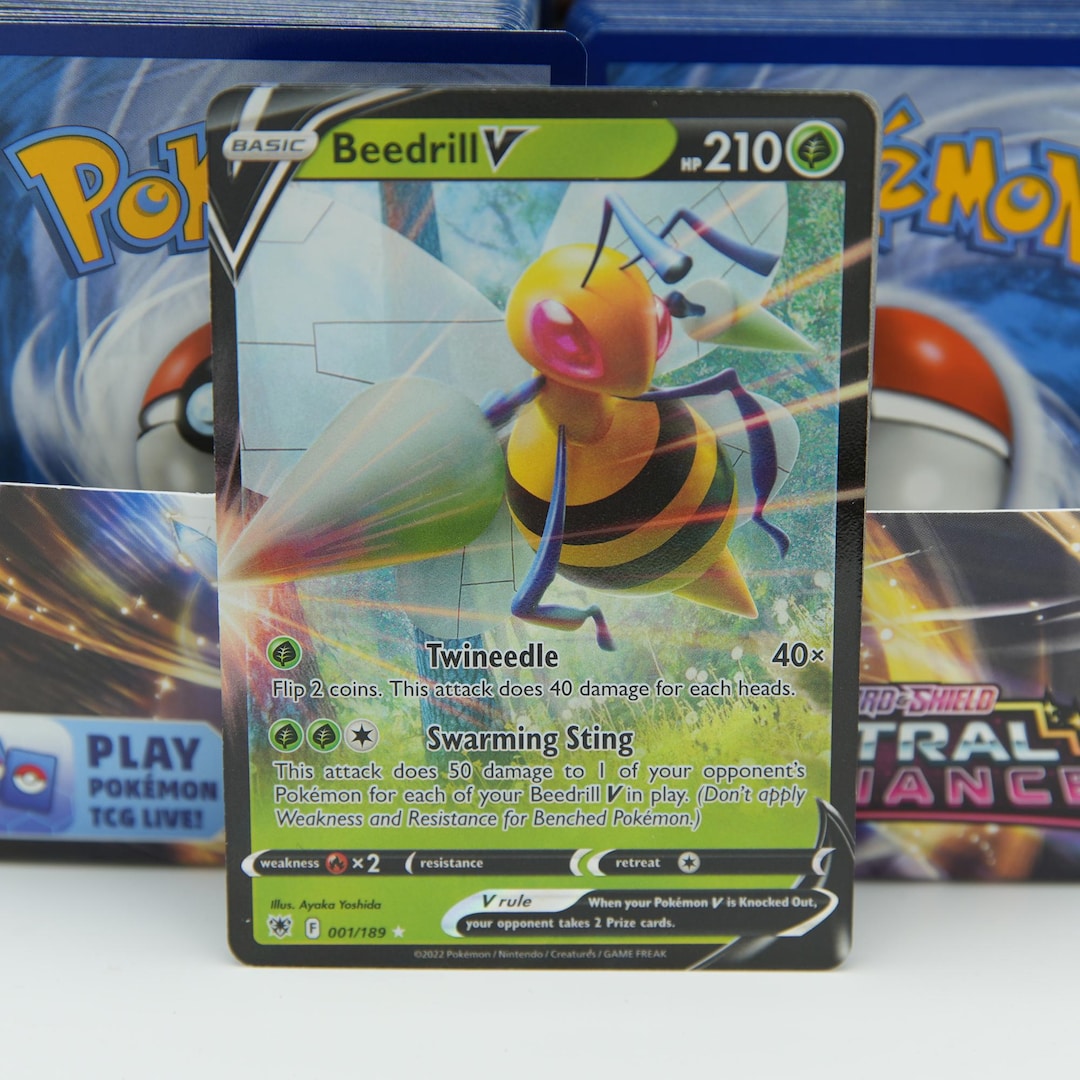 Alternate Art Pokémon Bundle - Beedrill V & Hisuian Lilligant V (2 ...