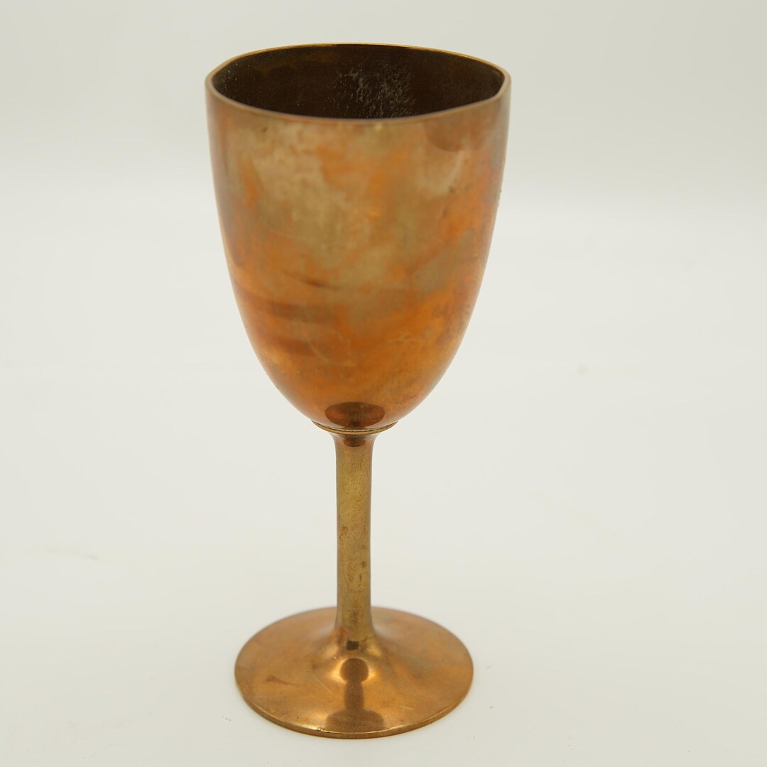 Antique Brass Goblet - Rustic Chalice for Décor or Collectors - Etsy