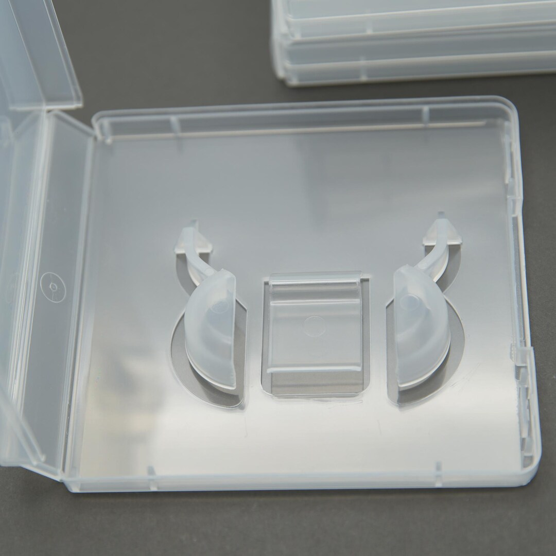 Set of 5 USB Cases - Clear Hard Plastic Storage Organizer - Compact ...