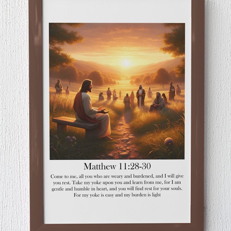 Matthew 11 28 - Etsy