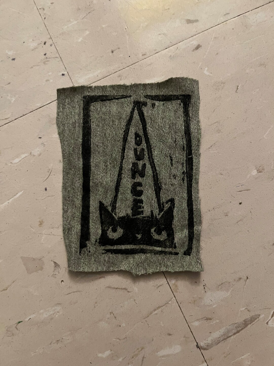 Cat Dunce Cap Patch - Etsy