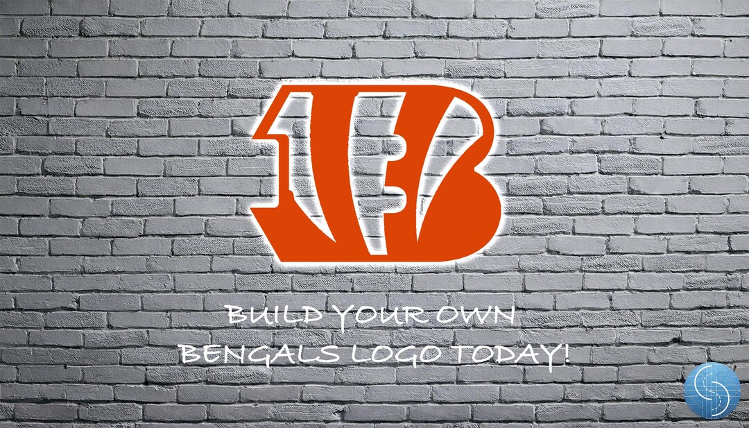3ft Cincinnati Bengals Logo. Printable Trace-and-cut Template for DIY ...