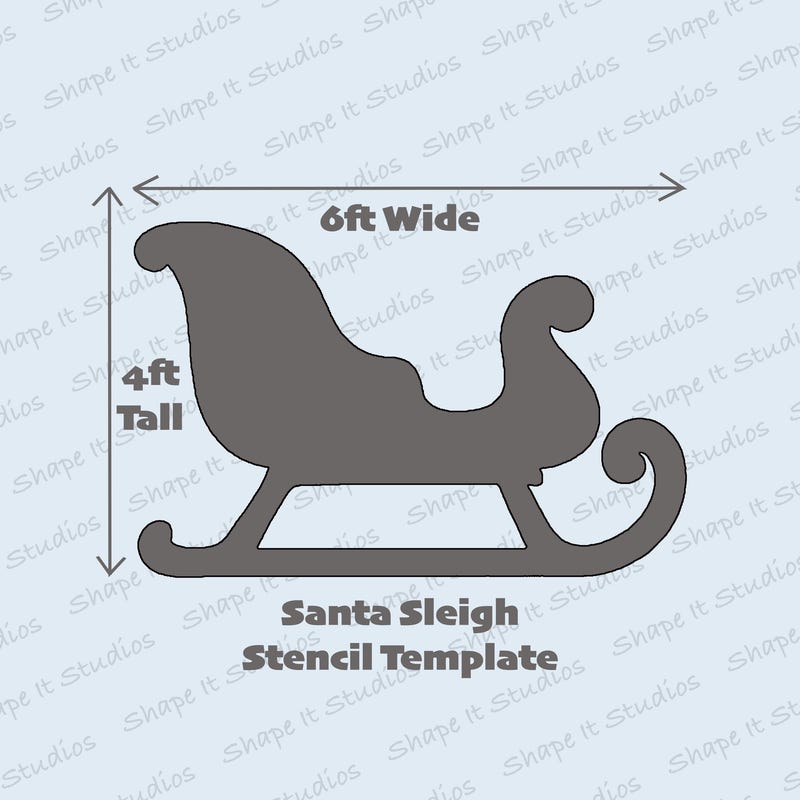 Wood Yard Templates Santa - Etsy