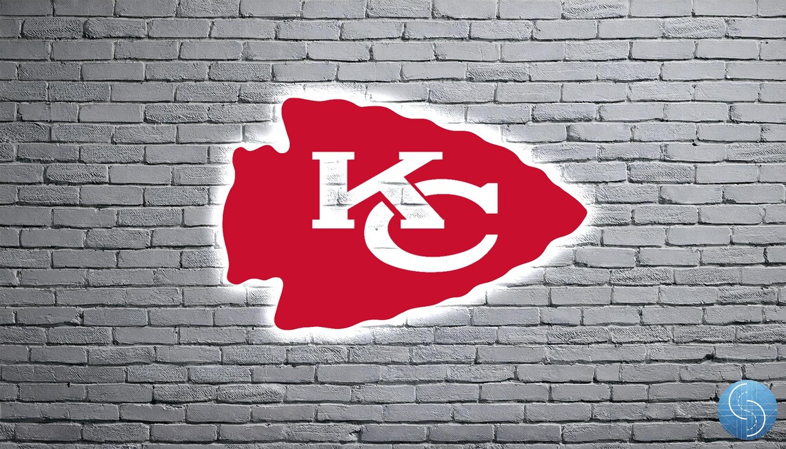 3ft Kansas City Chiefs Logo. Printable Trace-and-cut Template for DIY ...