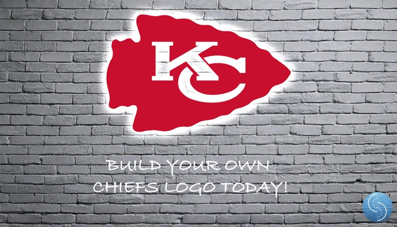 4ft Kansas City Chiefs Logo. Printable Trace-and-cut Template for DIY ...