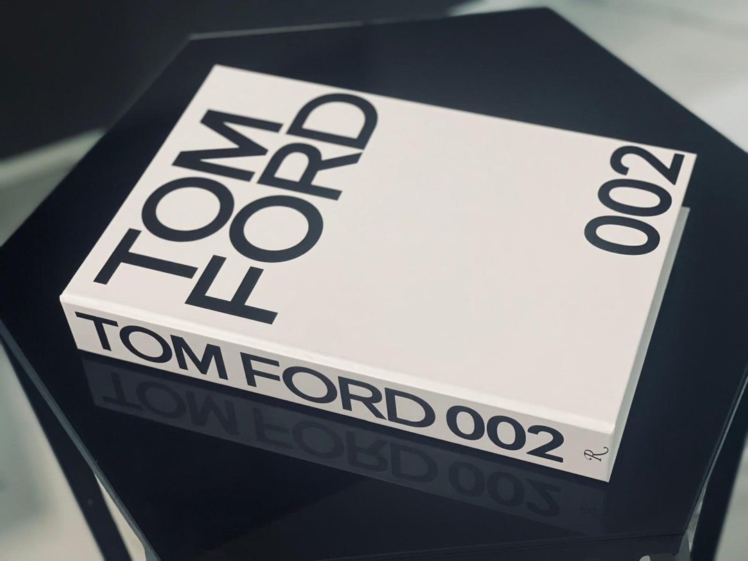 Decorative Tom Ford 002 White Openable Luxury Book Box, Book Box ...