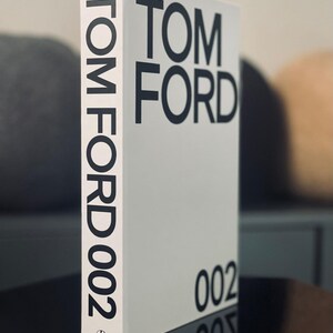Decorative Tom Ford 002 White Openable Luxury Book Box, Book Box ...