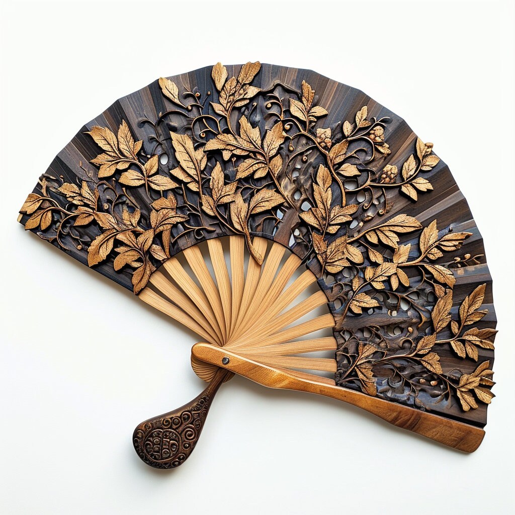 Artisan Hand Fans Creating Visual Elegance - Etsy