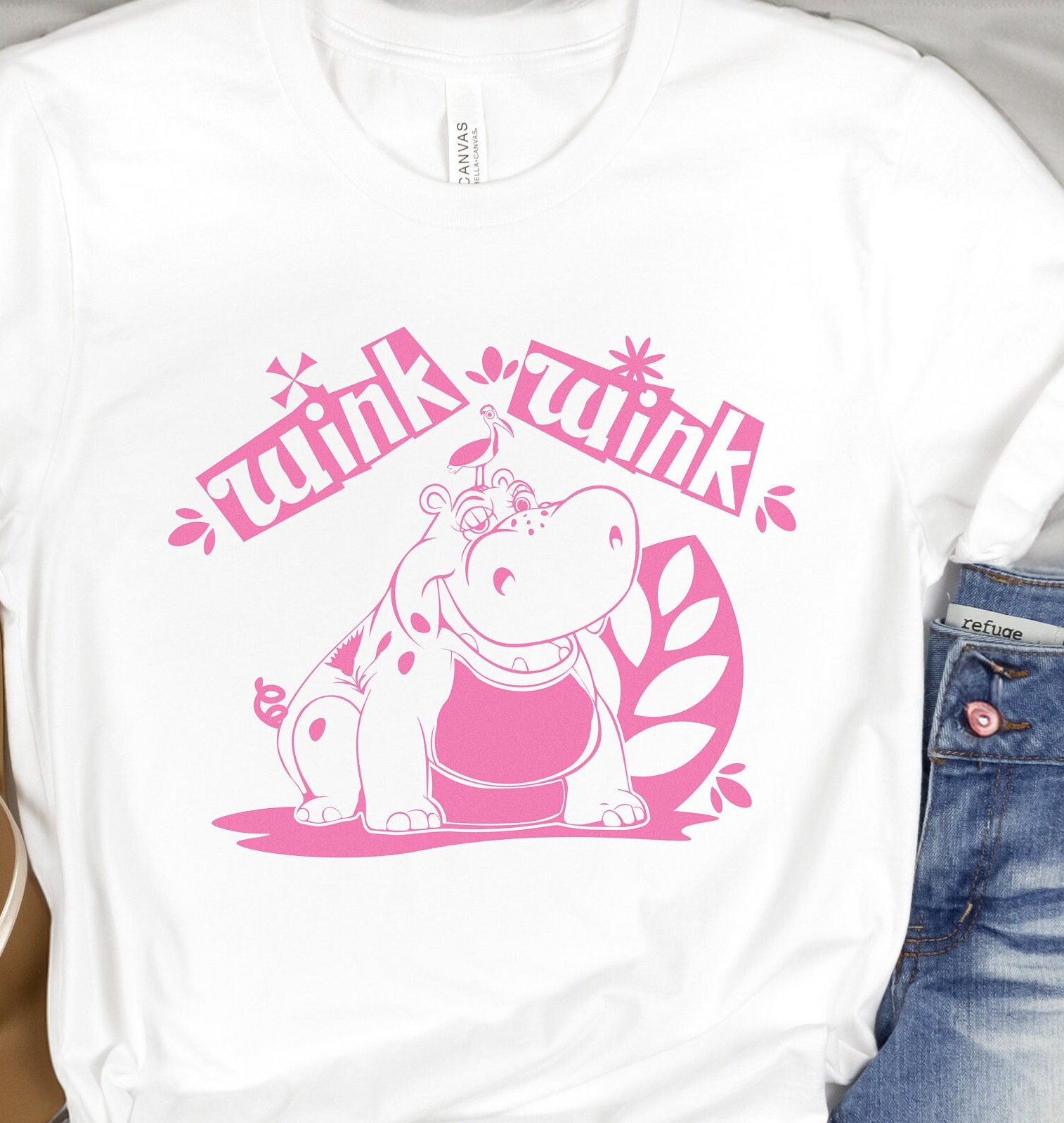 Small World Hippo SVG PNG Digital Download | Cut or Iron on Park ...