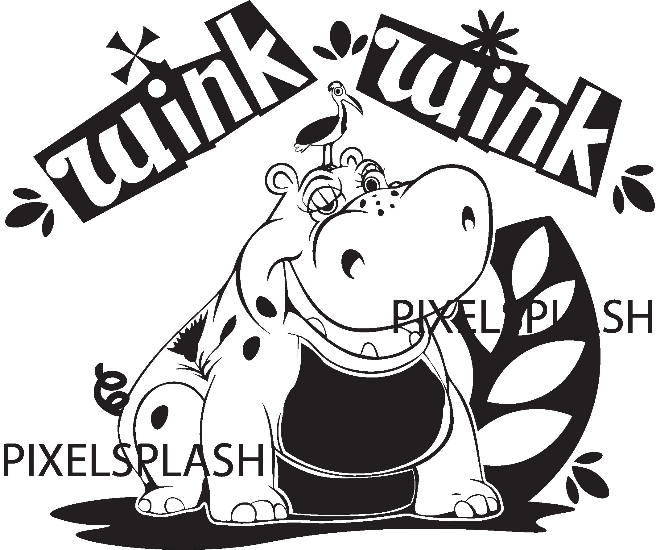 Small World Hippo SVG PNG Digital Download | Cut or Iron on Park ...