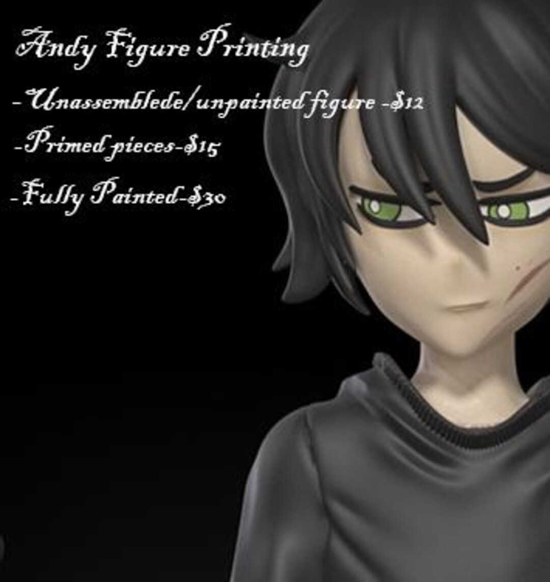 Resin Printed Andrew Graves Figure II Yoru_studios - Etsy