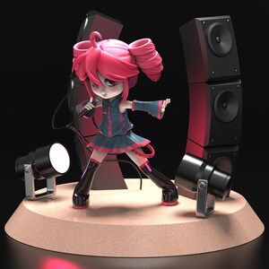 Teto Chibi 3D Printed Garage Kit Figure Diorama - Etsy