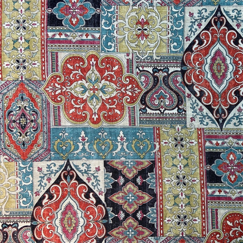 Bohemian Fabric - Etsy