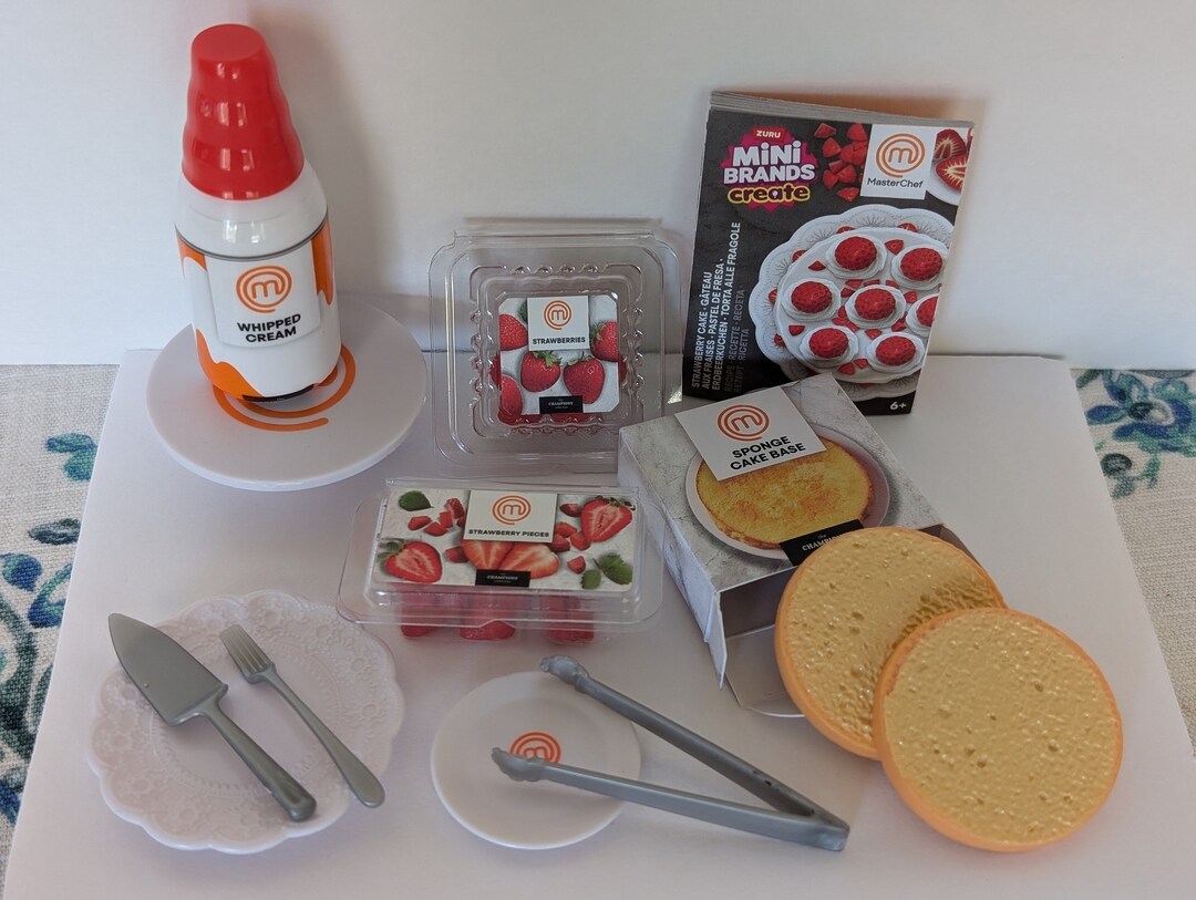 Zuru Mini Brands Master Chef Strawberry Cake - Etsy
