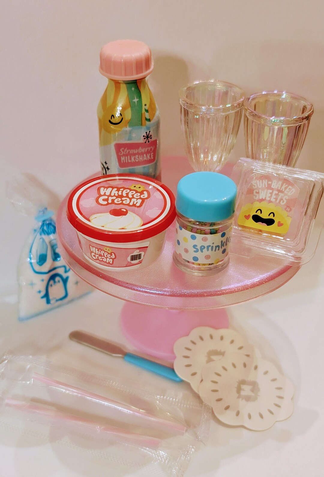 MGA Miniverse Make It Mini Birthday Series Rainbow Milkshake NEW Resin ...