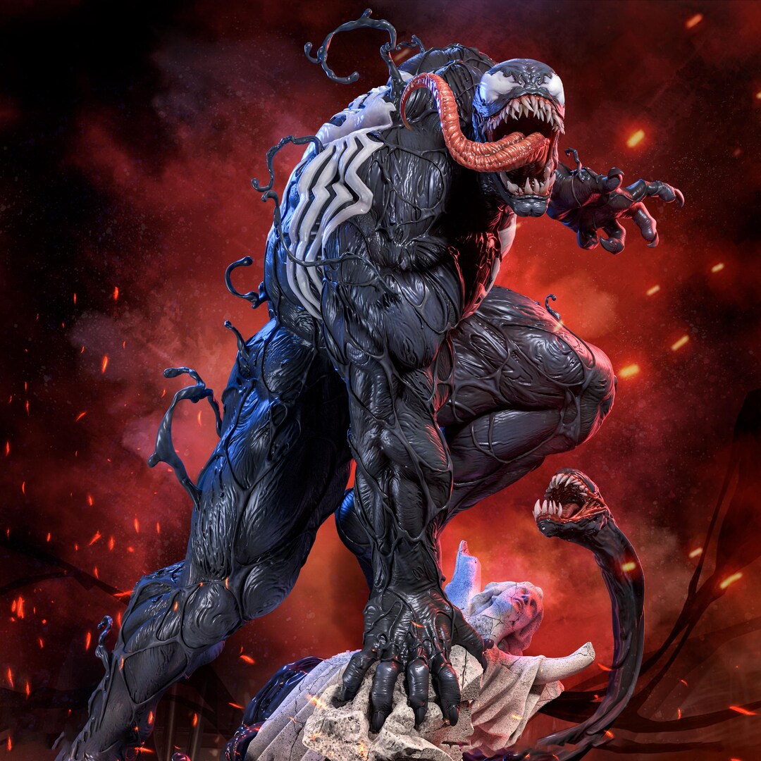 Buy Venom STL File, Marvel Superhero, Stl, 3D Digital Printing STL File ...