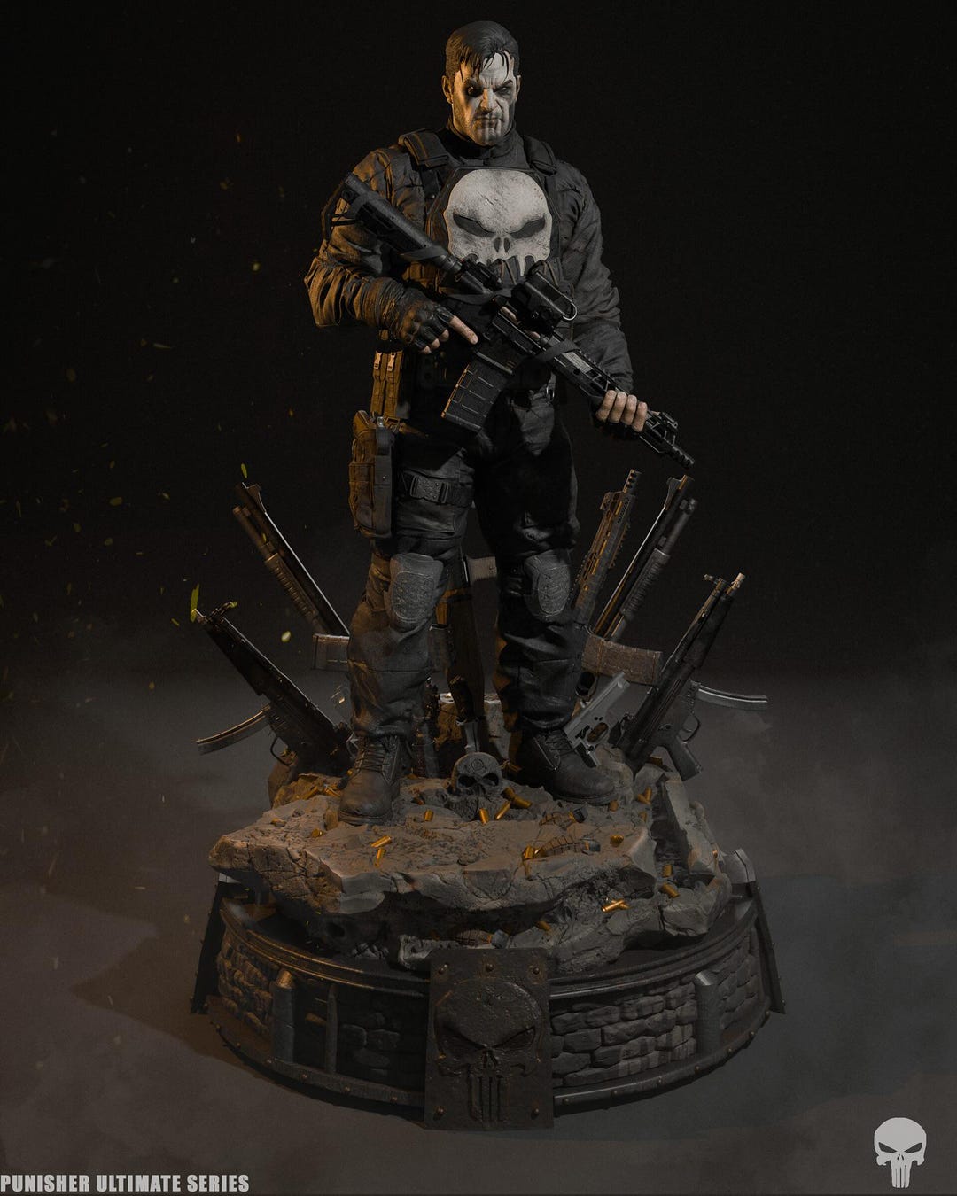 The Punisher STL File, Marvel Superhero, Stl, 3D Digital Printing STL ...