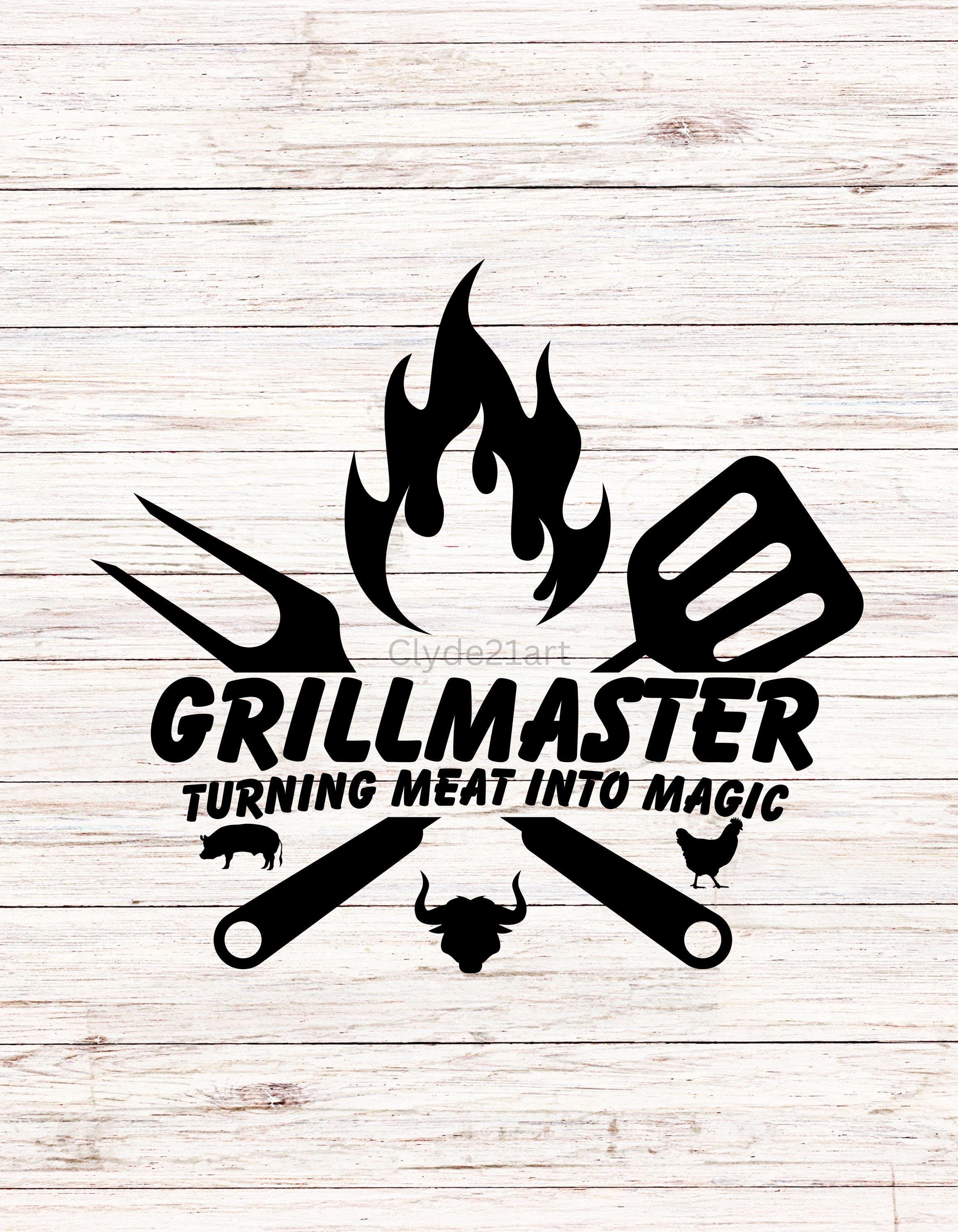Grillmaster Turning Meat Into Magic-grill Master Svg Png Design-bbq ...