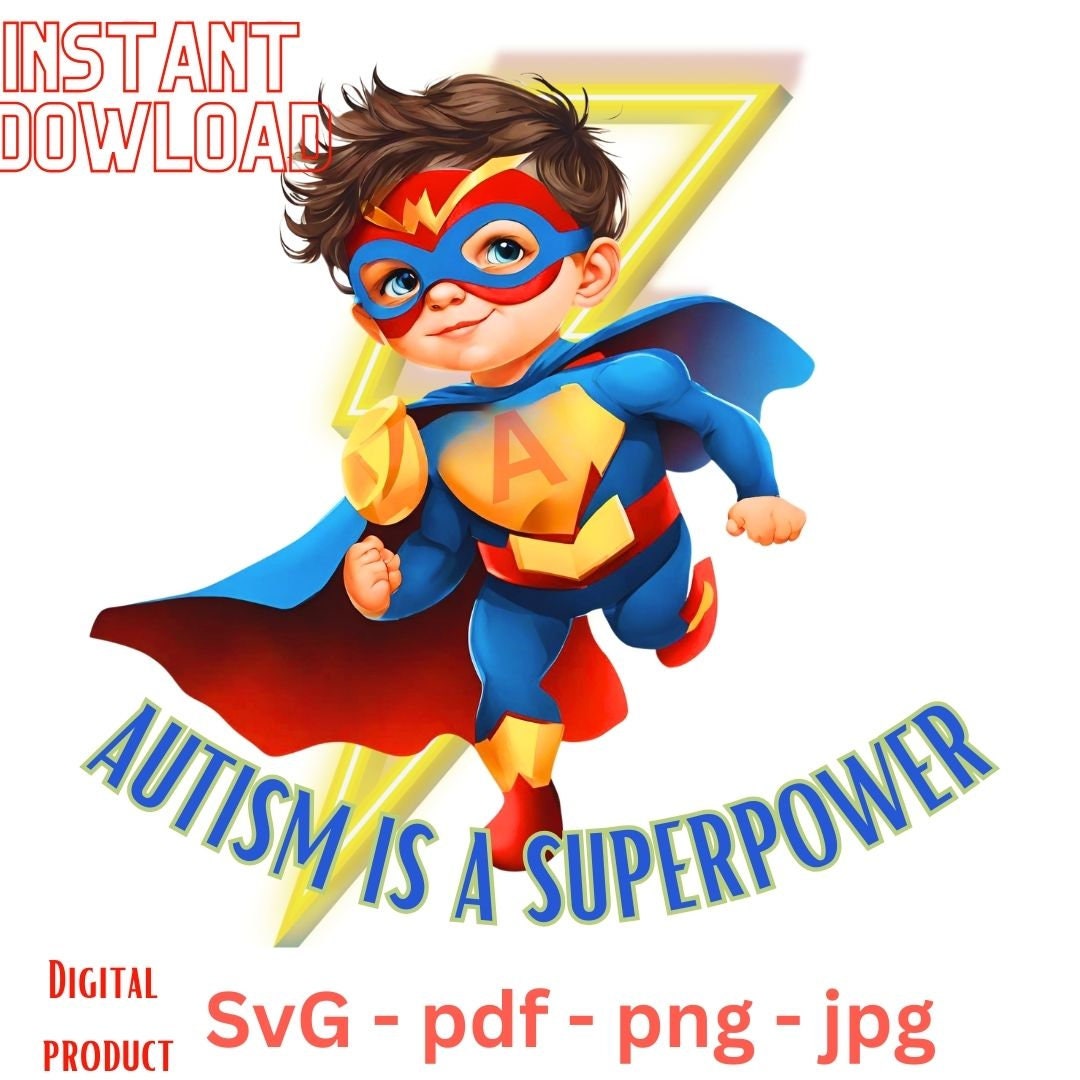 Autism Awareness Svg Autism Png Autism Svg Superhero Autism Autism ...