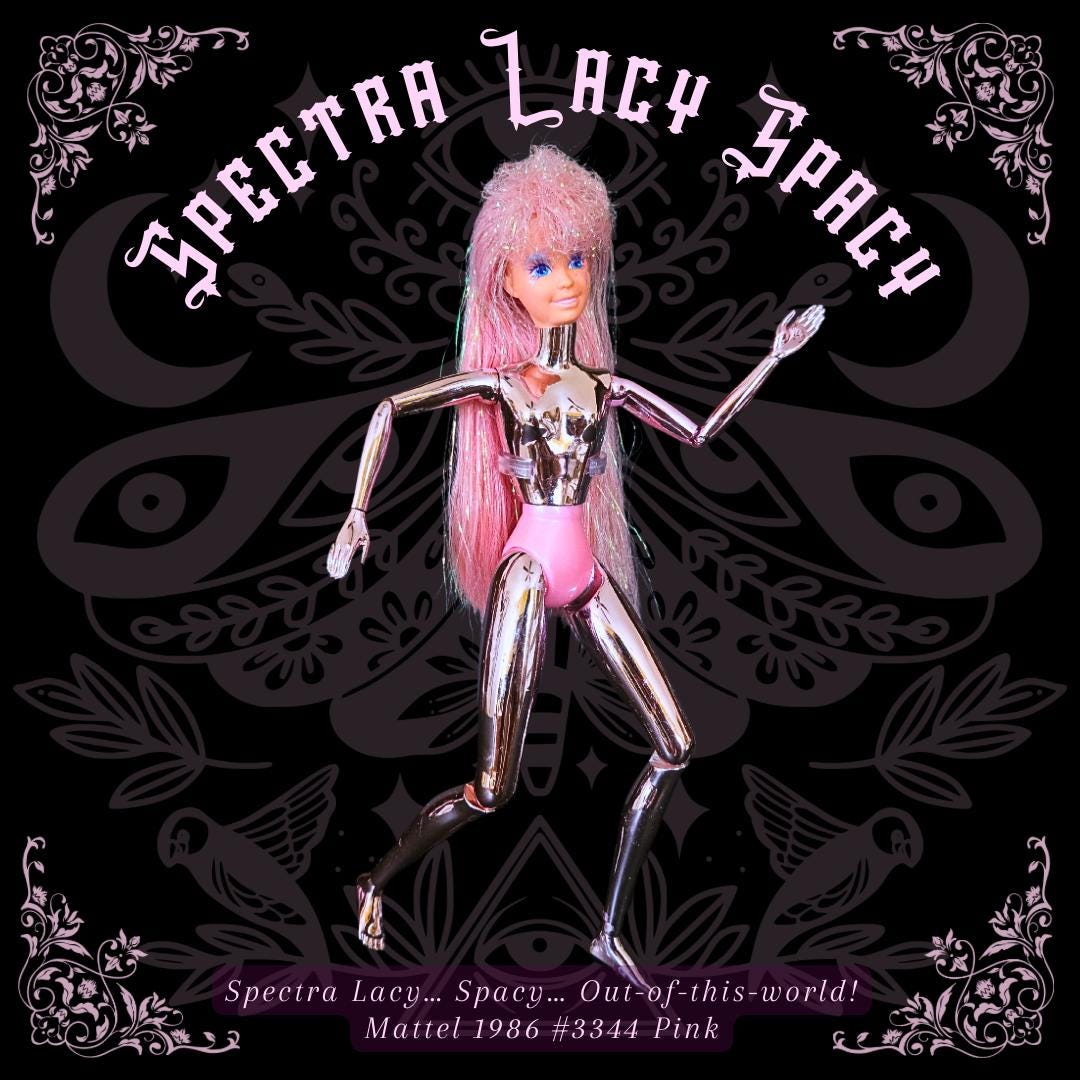 Mattel Spectra Lacy… Spacy… Out-of-this-world! 1986 #3344 Pink - Etsy