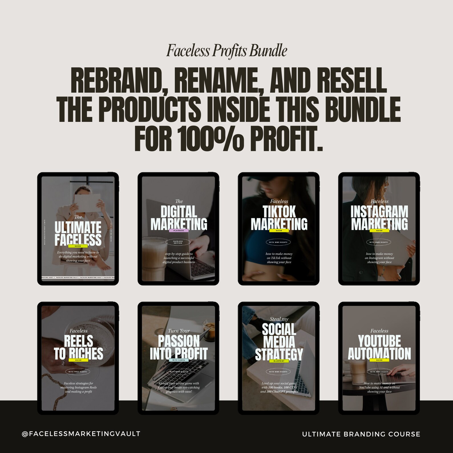 Ultimate Branding Course With MMR | UBC | Digital Marketing | Faceless ...