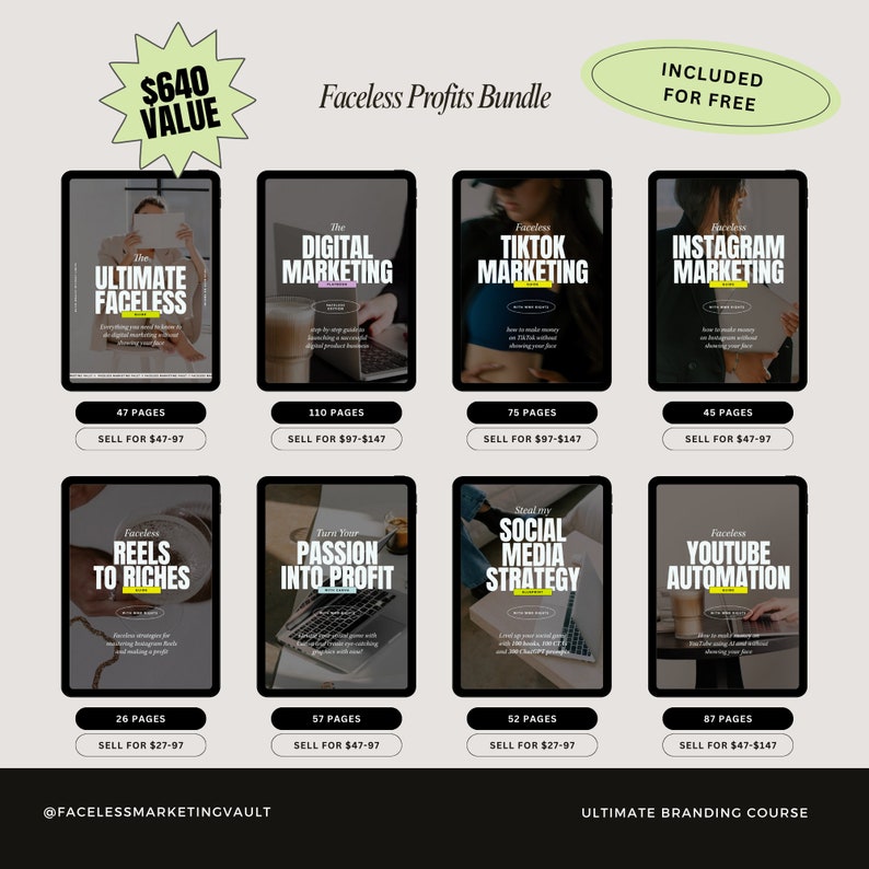 Ultimate Branding Course With MMR | UBC | Digital Marketing | Faceless ...