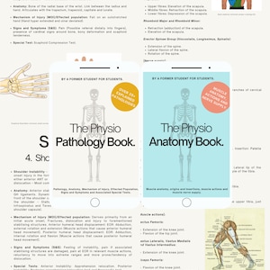 Essential Anatomy Pathology Essentials MSK Bundle for Physiotherapy Physical Therapy Nursing ...
