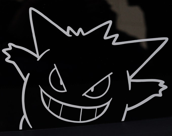 Gengar Peeker Vinyl Decal - Etsy