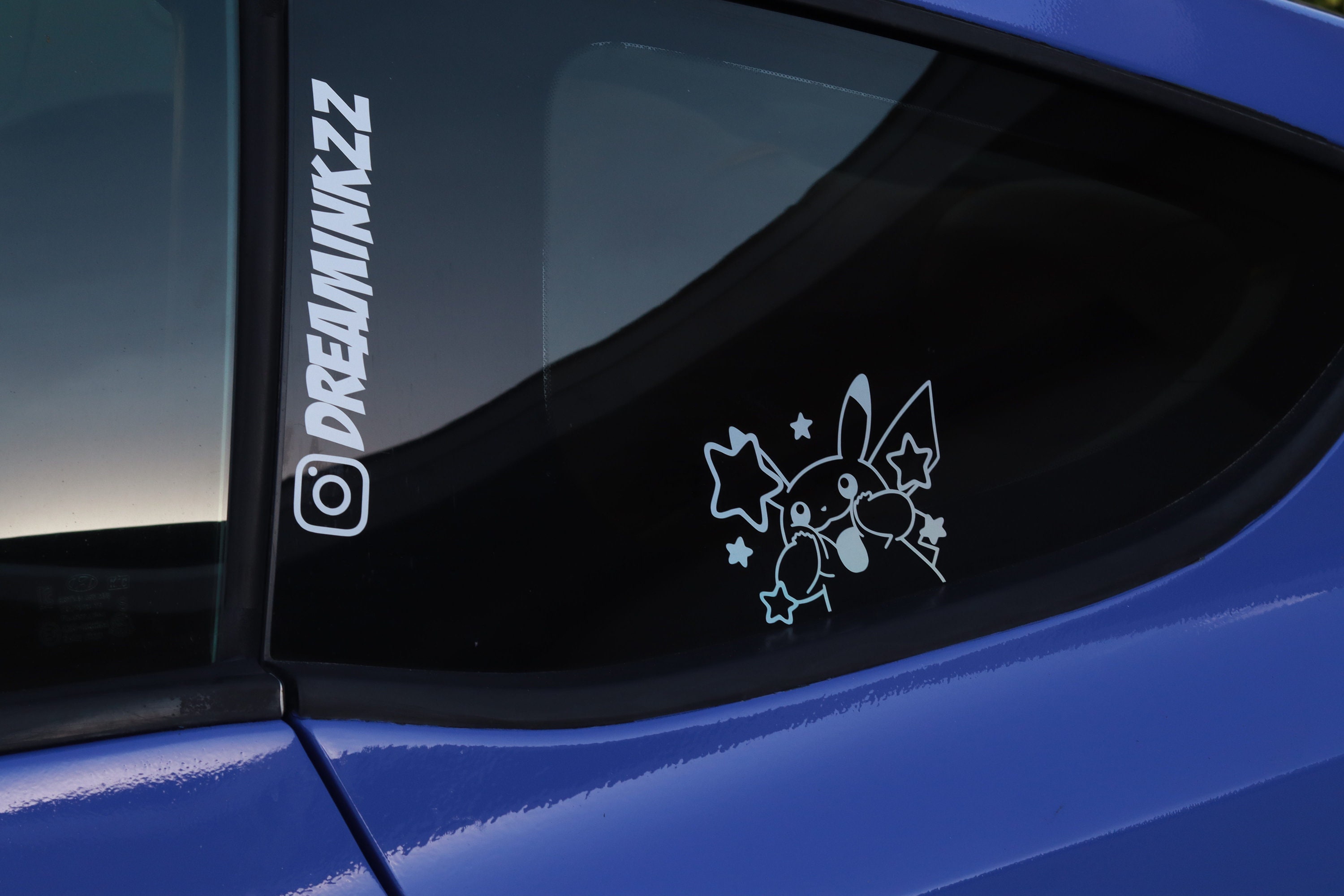 Pikachu Peeker Vinyl Decal - Etsy