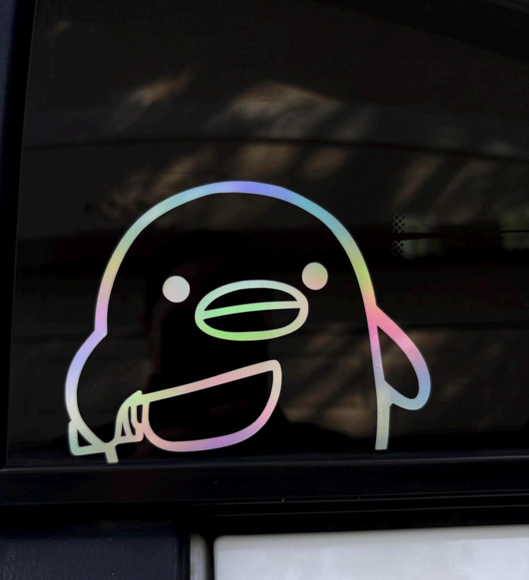 Duck Peeker Vinyl Decal - Etsy