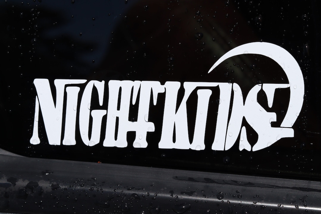 Night Kids initial D Vinyl Decal - Etsy