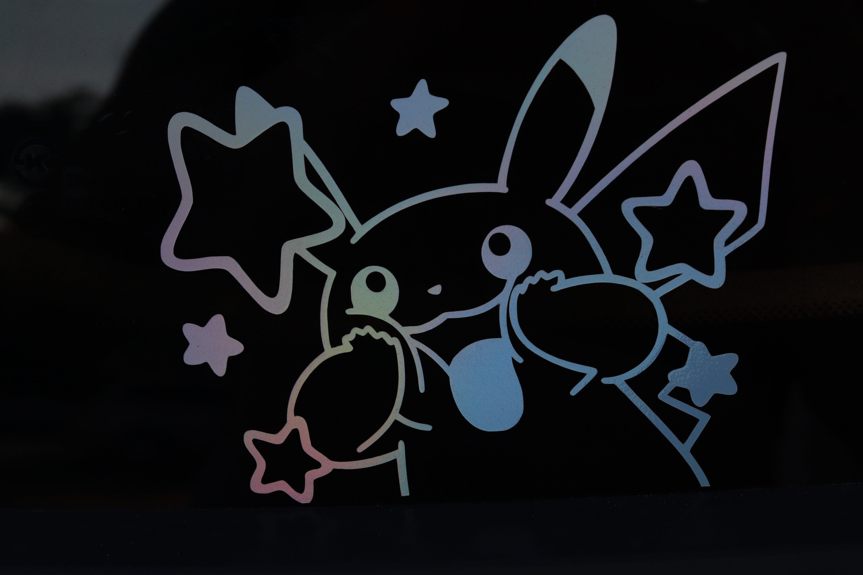 Pikachu Peeker Vinyl Decal - Etsy