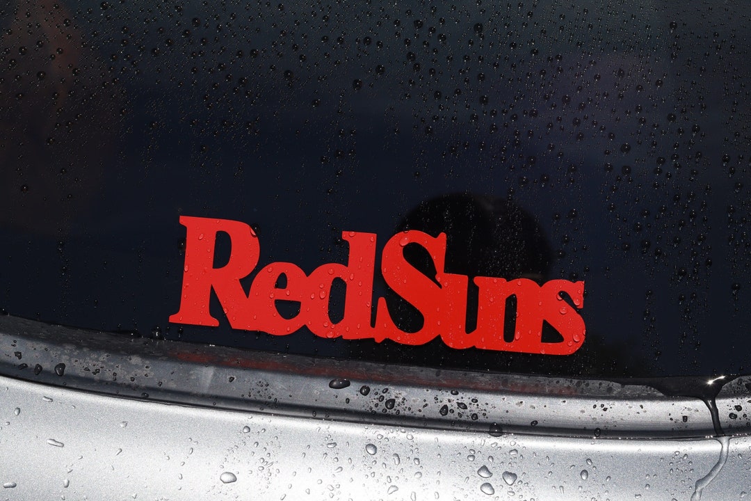 Red Suns (initial D) Vinyl Decal - Etsy