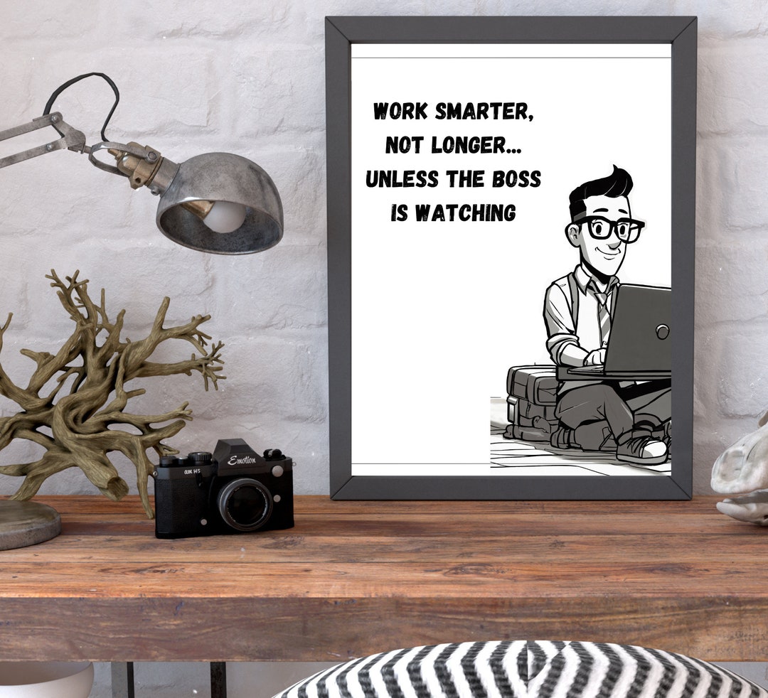 Say No to Work Jokes, Printable Wall Art, 20 Digital Prints, Instantly ...