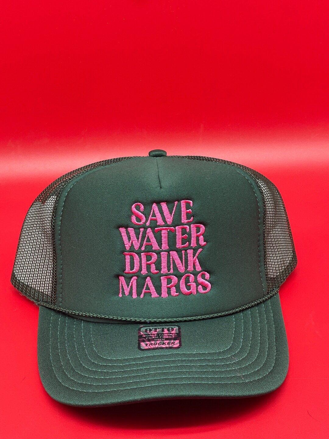 Dark Green Save Water Drink Margs - Etsy