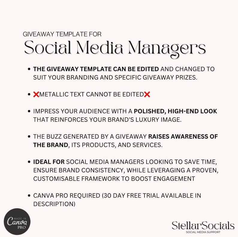 Gold Giveaway Competition Template for Social Media Managers ...