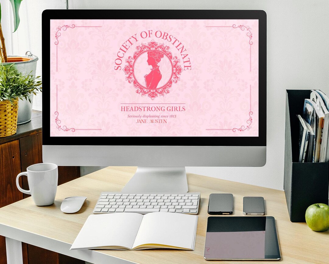 Jane Austen Desktop Wallpaper Aesthetic, Jane Austen Regency Computer ...