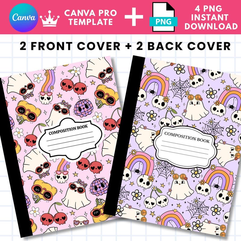 Custom Spooky Notebook - Etsy