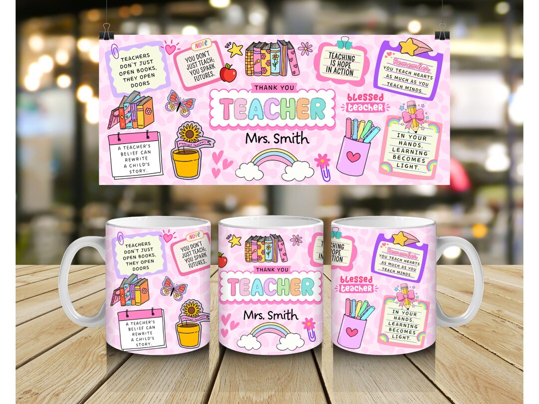 Appreciation Teacher, Teacher Coffee Mugs, Teacher Custom, Thank You ...