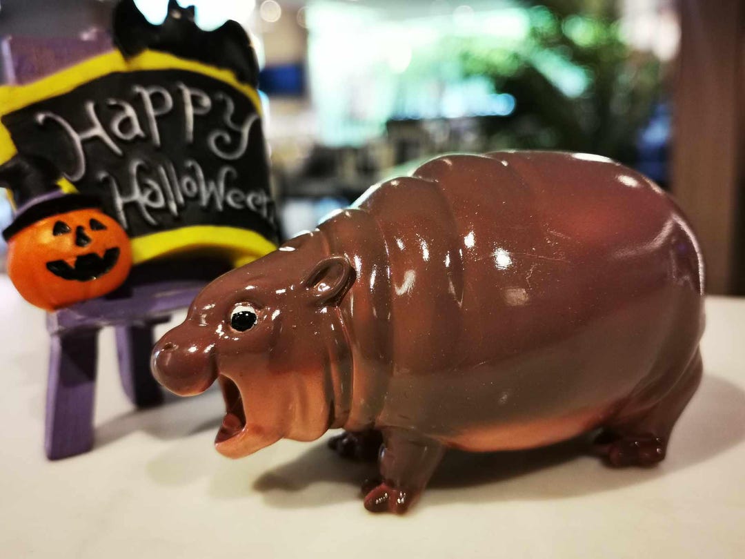 Moodeng Handmade Resin Pygmy Hippo Model (3pcs) - Etsy