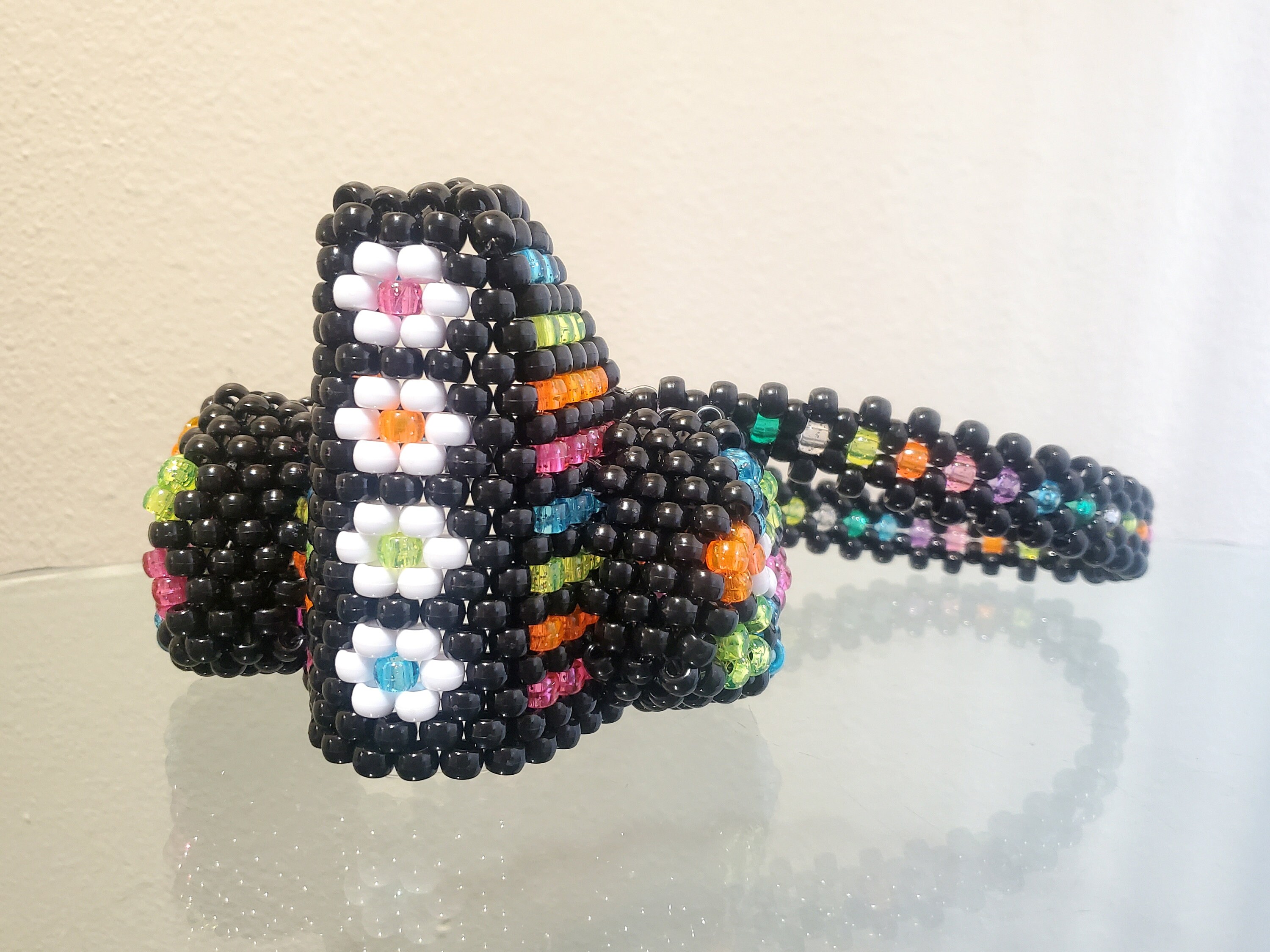Dark Rainbow Kandi Gas Mask - Etsy